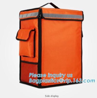 China high quality whole foods backpack food delivery cooler bag with custom logo, rpet bag, thermal bag, food delivery packag for sale