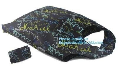 China New Recycle Eco Friendly Wholesale Polyester Foldable Shopping Bag Reusable Grocery bags,Reusable Nylon Polyester Shoppi for sale
