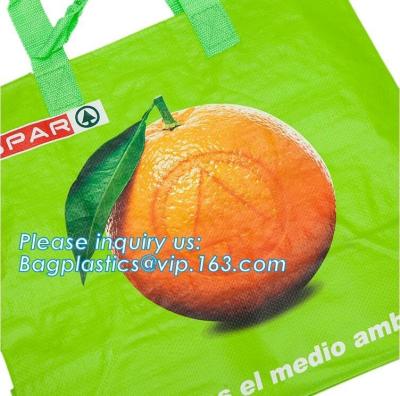 China Wholesale Custom Printed Eco Friendly Recycle Reusable PP Laminated Non Woven Tote Shopping Bags,Reusable Recyclable Lam for sale