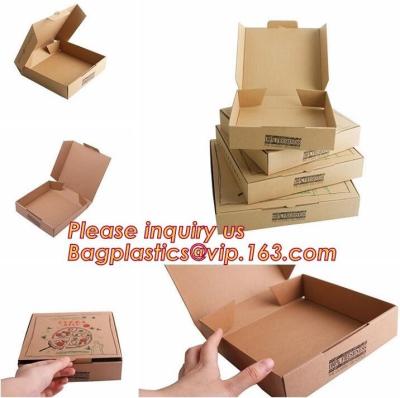 Cina Il cartone della pizza di Kraft elimina a contenitori i contenitori di imballaggio economici della scatola della consegna della pizza, bagea d'imballaggio dei contenitori di pizza riciclabile in vendita
