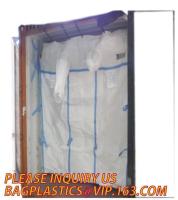 China Waterproof PE Plastic Drawstring Dumpster Container Liners for waste disposal,Drawstring Dumpster Container Liners also for sale