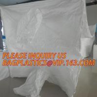 China Waterproof PE Plastic Drawstring Dumpster Container Liners for waste disposal,Drawstring Dumpster Container Liners also for sale