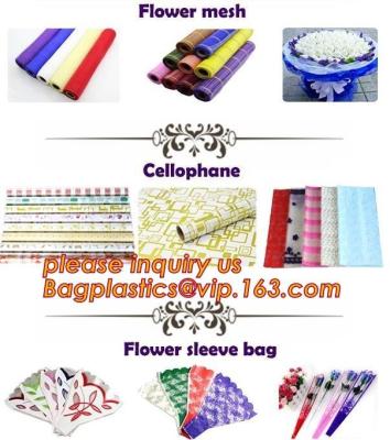 Cina Contenitore di regalo dell'alimento della maglia del fiore che imballa, imballaggio biodegradabile della manica del fiore in vendita