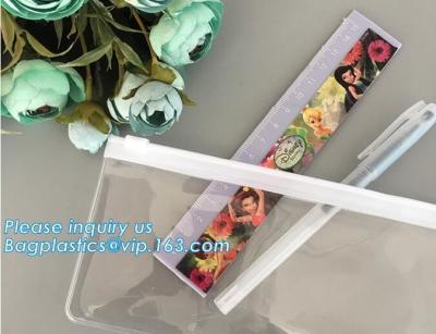 Cina Il PVC del vinile insacca il sacchetto di trucco di stoccaggio, vinile a chiusura lampo delle borse del cursore in vendita