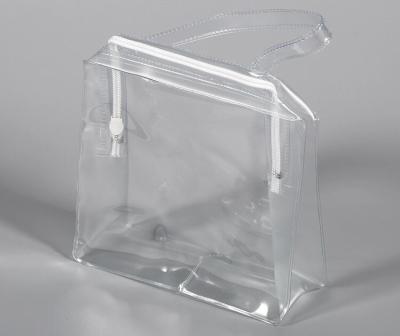 중국 메이크업 화장품 가방 Cpe를 싸는 에바 의복은 지프 잠금 장치 알루미늄 호일을 서리로 뒤덮었습니다 판매용