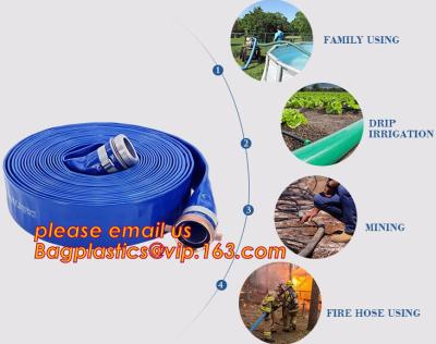 China Biodegradable Plastic Bags Farm Agricultural Layflat Hose Pump Multipurpose Utility Hose for sale