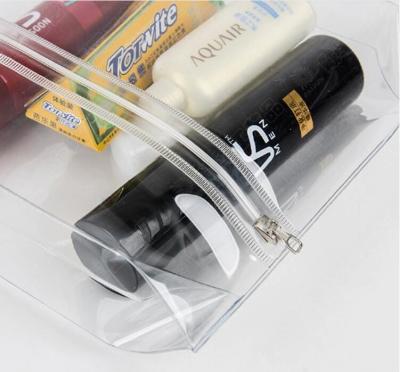 PVC Makeup Cosmetic Bag , Clear Makeup Bag For Packaging Clothing