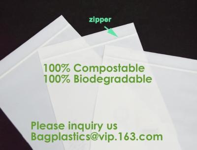 Compostable Large GALLON Zip Bag, Resealable Extra Strength Biodegradable Bags, Made From Plant Materials