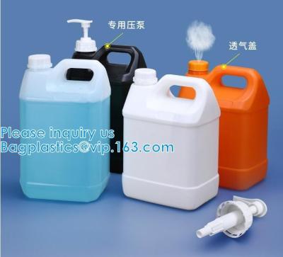 China 250ml 500ml 1000ml 1 Litre Gallon Plastic PET Storage Container HDPE Chemical Use F Style Jugs Bottle for sale