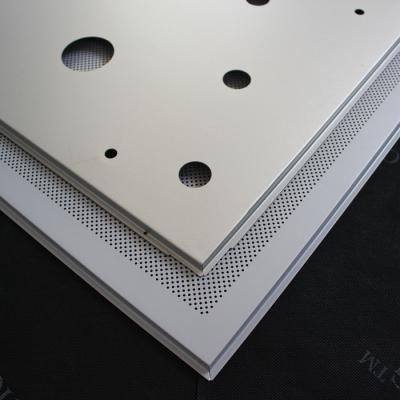 China Geperforeerd CNC legt in Plafondtegels 600x600mm Vals Plafondcomité RAL9010 Te koop