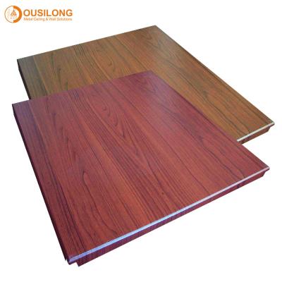 China Perforated Metal Ceiling Panel 600 x 600 Square Aluminium Clip in Ceiling Tile for sale