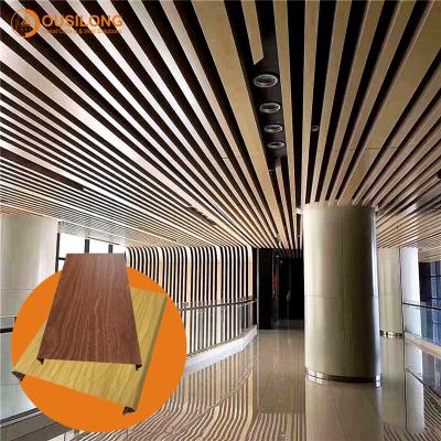 Cina Il soffitto sospeso decorativo impermeabile C del metallo ha modellato/pannello per soffitti del metallo striscia di rettangolo in vendita