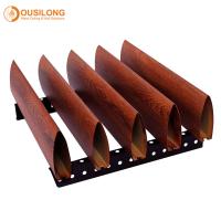 China Metallic Pressed Suspended Metal Ceiling Systems External Timber for sale