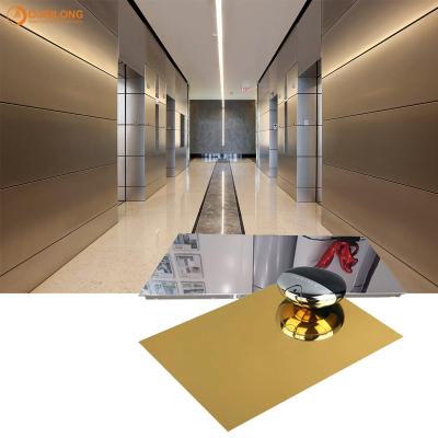 Cina Pannelli di rivestimento di alluminio di progettazione di parete dello specchio decorativo novello a prova di fuoco del pannello per le costruzioni commerciali in vendita