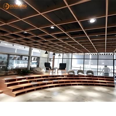 China Can Be Customized Metal Grid Ceiling Corrosion Resistant Durable Material Thickness 0.4 to 0.8mm Provides Support and Modern Appearance for sale