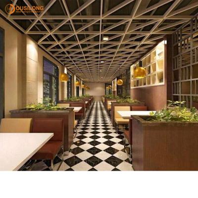 China Can Be Customized Aluminum Open Cell Grid Ceiling Made from Aluminum Material Ensuring Corrosion Resistance and Long Term Performance for sale