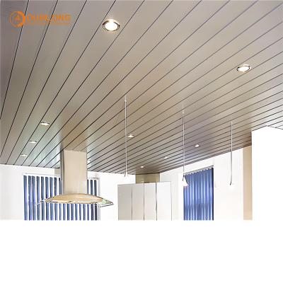 China Coating Thickness 006mm To 008mm Aluminium Strip Ceiling Fireproof U85 Panels For Commercial And Industrial Applications for sale