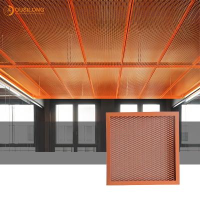 China Minimum Qty 300 Square Meter Aluminum Mesh Ceiling with Tapping Screw Designed to Meet Demands of Large Construction Projects and Renovations for sale