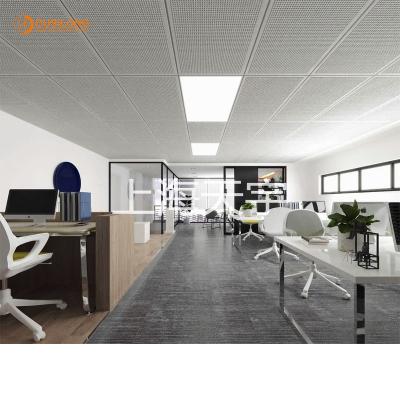 China Commercial And Residential Clip In Ceiling Powder Coated Finish Standard CE Durable Modular Ceiling Panel System for Office Spaces for sale