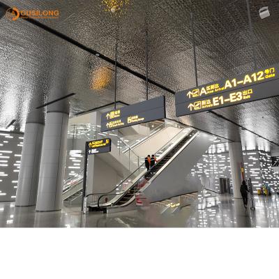 China Drop-in Installationtype Water Rippled Aluminum Honeycomb Ceiling Shielding Door 9001900mm Ceiling Panel with Excellent Thermal Insulation for sale