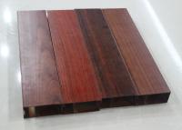 China Decorative Wooden Strip Metal Ceiling Tile , Fireproof Square Tube Strip Ceiling for sale