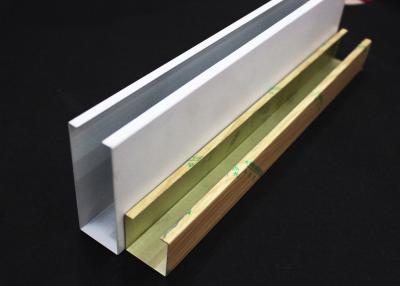 China Teto metálico da tela do perfil do U-alumínio falso para construir o material decorativo à venda