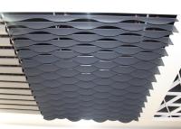 China Rustproof Commercial Ceiling Tiles , Decorating Curling Plug in Blade Ceiling for sale
