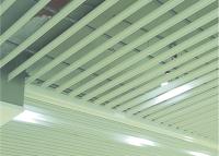 China Interior False Grid Commercial Ceiling Tiles / G - shaped Blade Screen Ceiling for sale