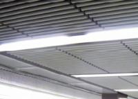 China Rustproof Commercial Ceiling Tiles , Decorating Curling Plug in Blade Ceiling for sale