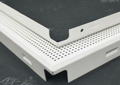 Cina Il soffitto perforato di goccia del metallo di spazio zero piastrella/soffitto di galleggiamento chiuso Tegular in vendita