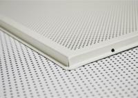China Acoustical Moisture Proof Perforated Metal Ceiling / Aluminum Panel for Workshop for sale