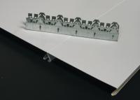 China Perforated Beveled Aluminium Strip Ceiling for sale