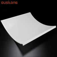 China Soundproof Perforated 305*305 Aluminum Panel False Ceiling for sale