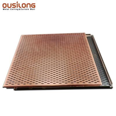 Cina Clip di alluminio perforata di Electrocladding in pannello per soffitti in vendita