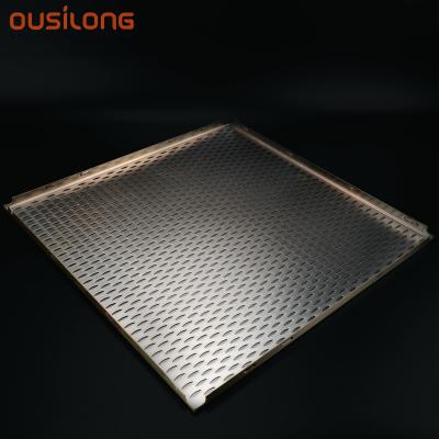 Cina Clip di alluminio perforata di Electrocladding in pannello per soffitti in vendita