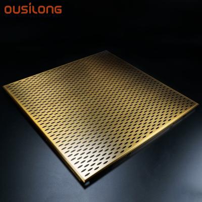 China Clip de aluminio perforado de Electrocladding en el panel de techo en venta