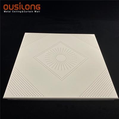 China Clip falso de aluminio de la oficina 0.5m m en el techo para el hospital en venta