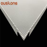 China Perforated Square Suspended Interior Metal Ceiling for sale