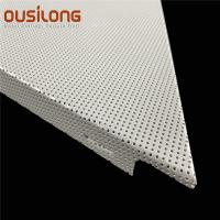 China Perforated Square Suspended Interior Metal Ceiling for sale