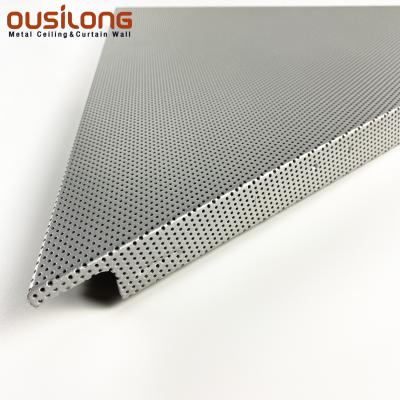 Cina Mattonelle di alluminio del metallo perforato per l'attaccatura del soffitto sospeso del sistema in vendita