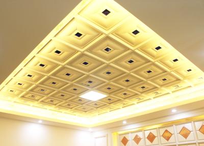 Cina Mattonelle artistiche del soffitto di struttura del clatrato, clip di lusso di nuovo stile in pannello in vendita
