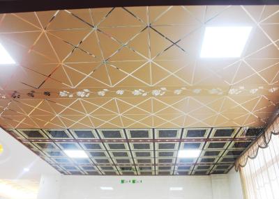 Cina Mattonelle artistiche del soffitto di struttura del clatrato, clip di lusso di nuovo stile in pannello in vendita