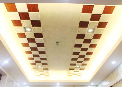Cina Clip artistica elegante in mattonelle del soffitto con la bella linea dorata modello in vendita