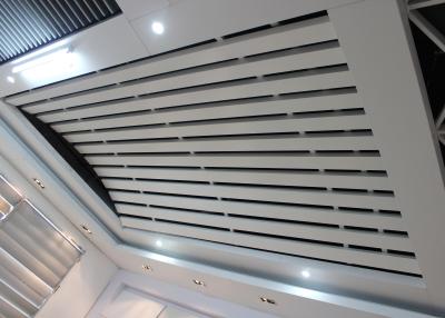 China Domed Linear Metal Ceiling Aluminum Install With Curved Keel , Curved Ceiling For Station for sale