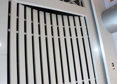 China Domed Linear Metal Ceiling Aluminum Install With Curved Keel , Curved Ceiling For Station for sale