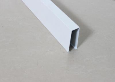 Cina Le mattonelle commerciali a forma di U di alluminio del soffitto lineari cadono giù le mattonelle del soffitto in vendita