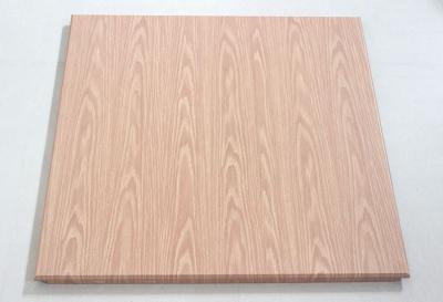 China Color de aluminio de madera que construye el material 600m m x 600m m de la decoración interior en venta