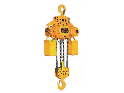 China 10 Ton Electric Chain Hoist, Electric Chain Hoist With Electric Trolley And Eye Hook for sale