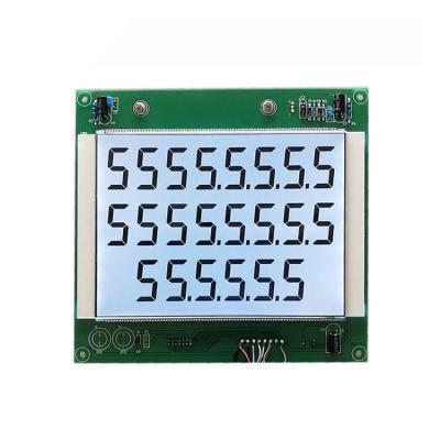 China Custom 7 Segment 22 Digit Big Lcd Screen Display TN Car Lcd Display for Fuel Dispenser for sale