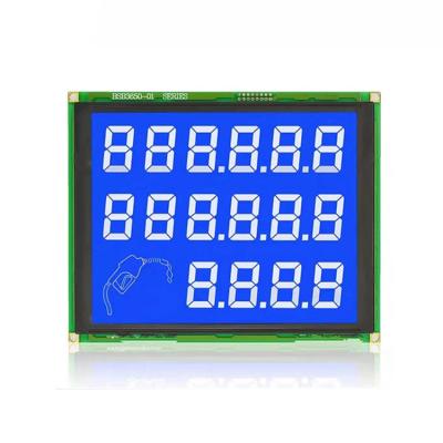 China Custom 886 776 664 Segment Fuel Pump LCD Display Module Screen for Fuel Dispenser for sale